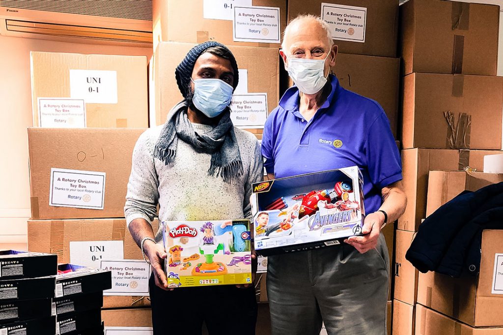Rotary and KidsOut deliver over 5,000 toy boxes to children in refuges ...