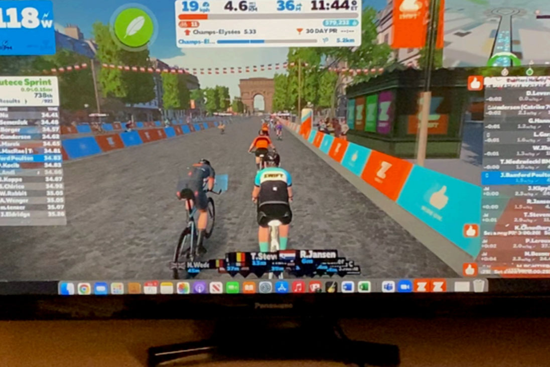 Cycling together in a virtual reality with Rotary - Rotary in Great ...