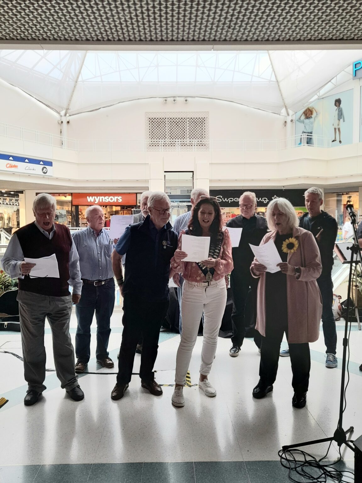 Century of songs raises the roof in Darlington for Rotary centenary ...